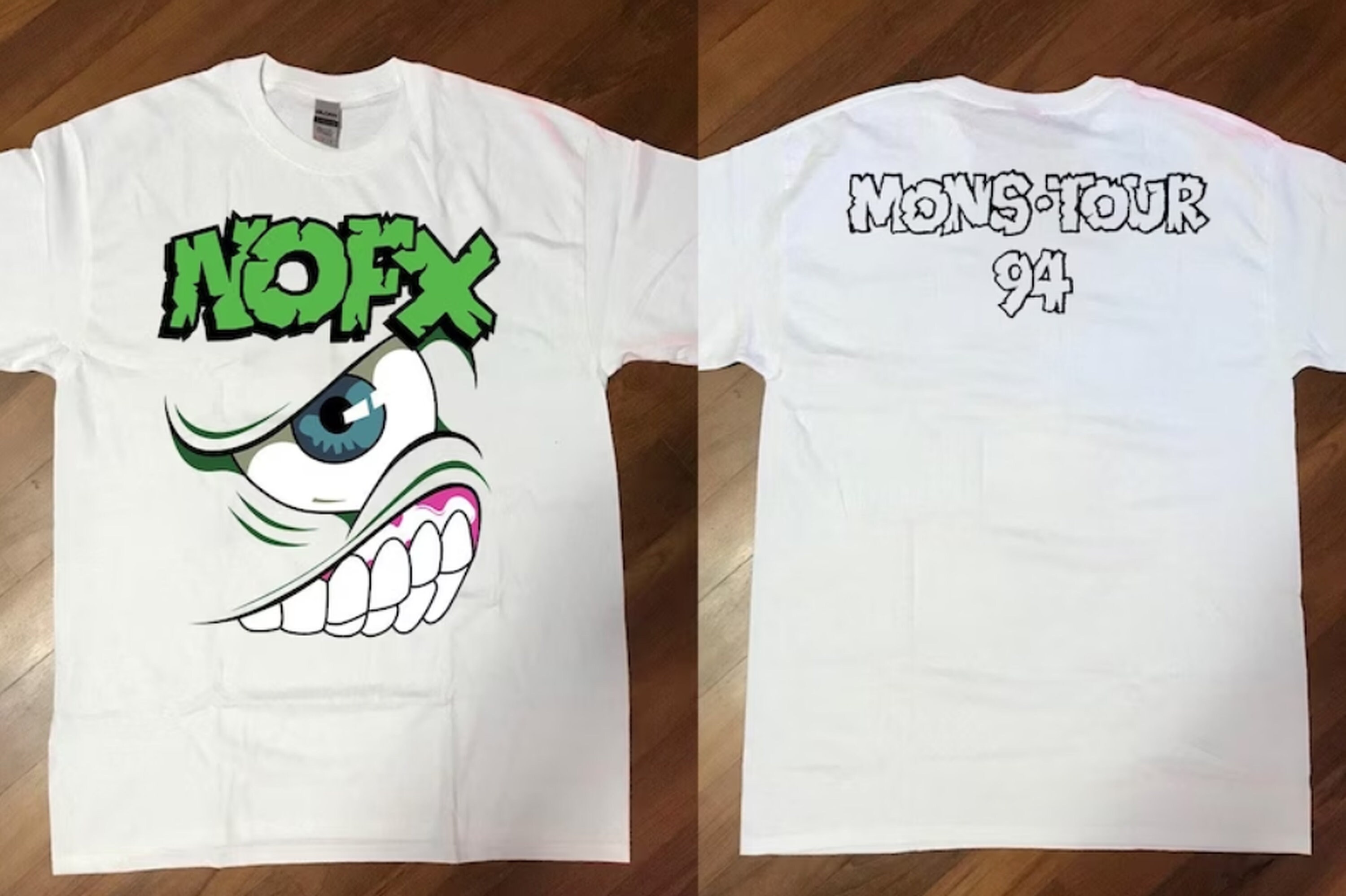 NOFX Eyes Mons Tour 1994 T-Shirt, Nofx Punk Rock Band T-Shirt sold by ...