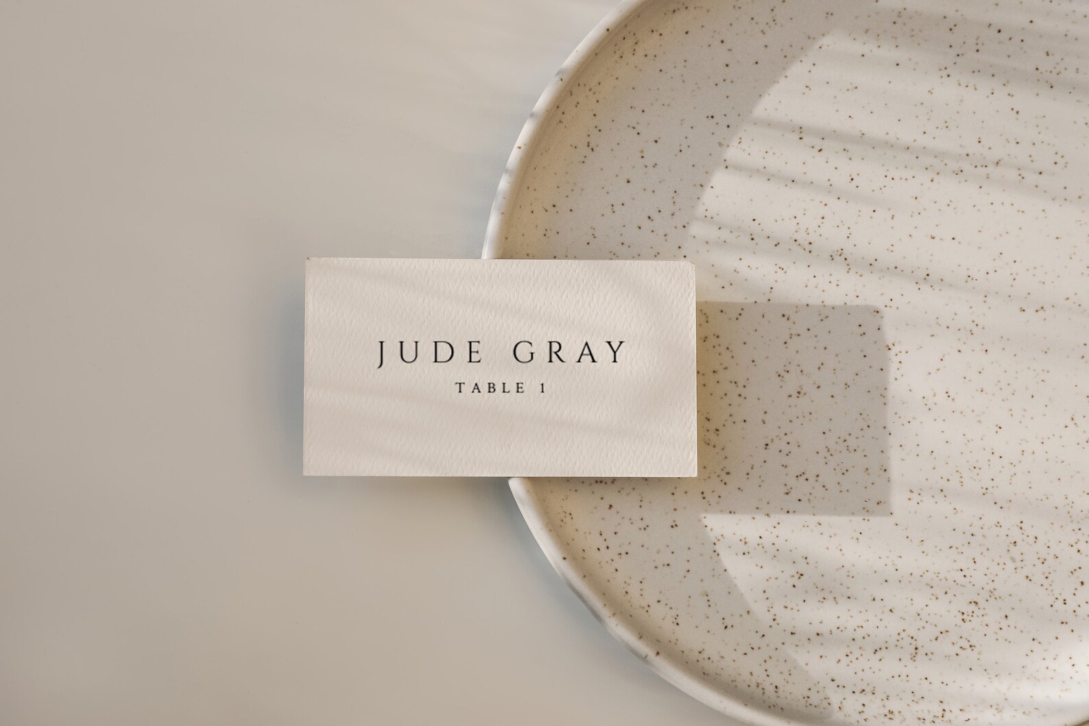 Honey - Simple, Minimalist Placecards Template - Etsy