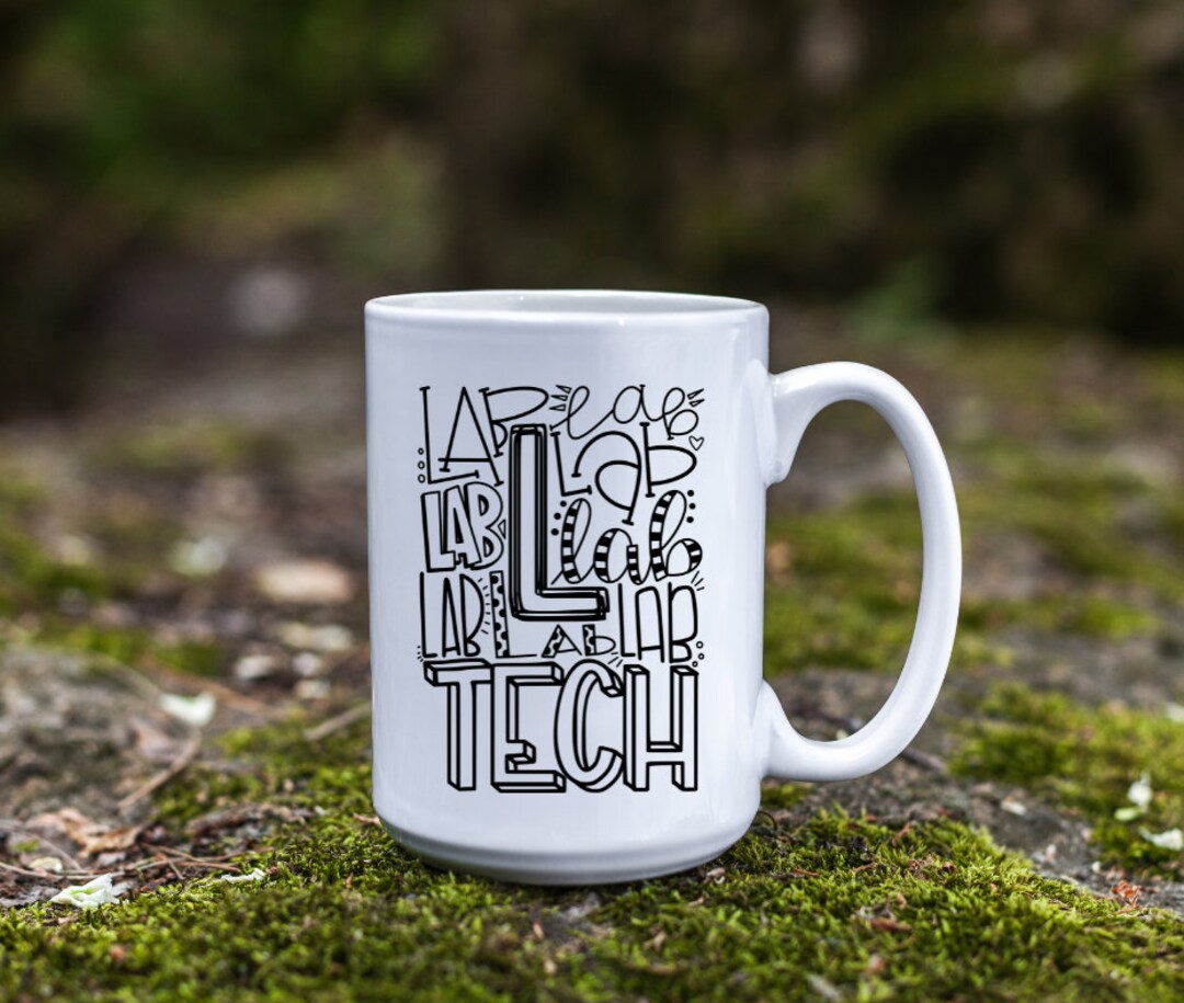 Lab Tech Mug, Gifts for Lab Tech, Lab Tech Gift, Personalized Mug ...