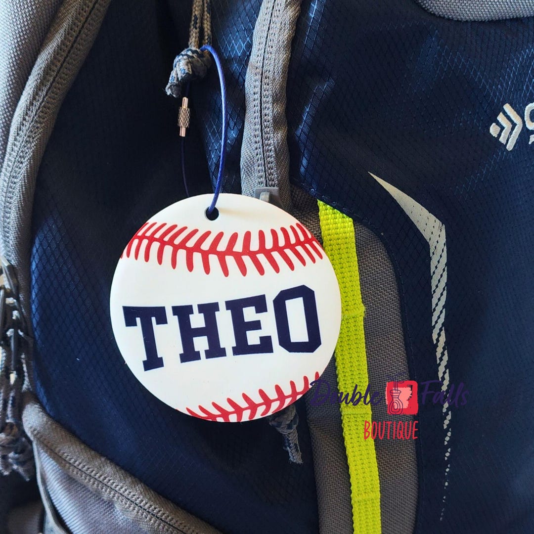 Baseball Bag Tag, Personalized Baseball Bag Tag, Team Gift, Baseball ...