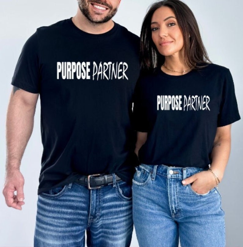 Purpose Partner Matching T-shirts Matching Couple Shirts Faith Shirt ...