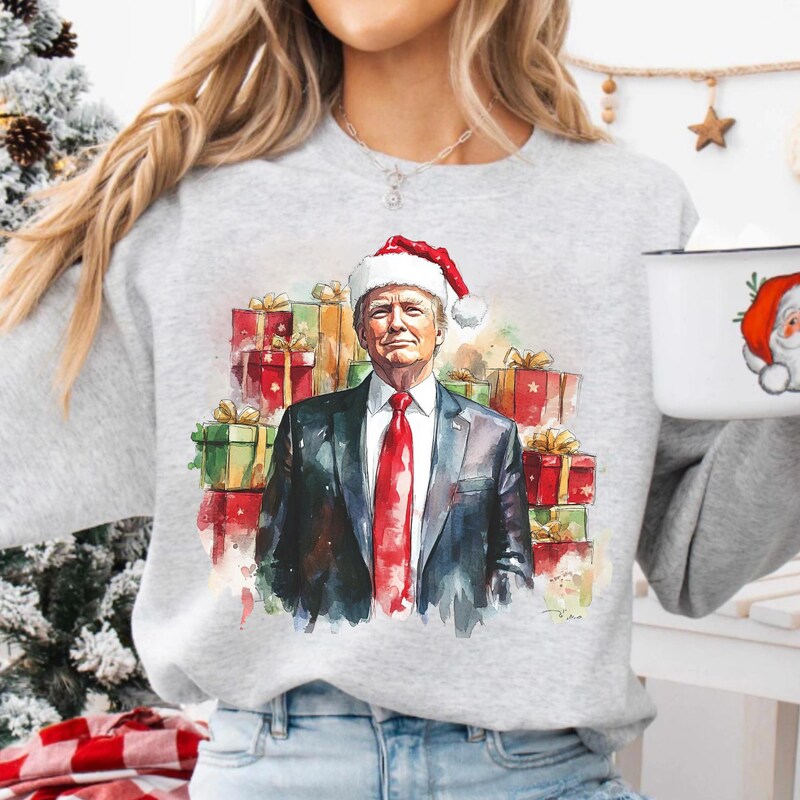 Trump Christmas Hat - Etsy