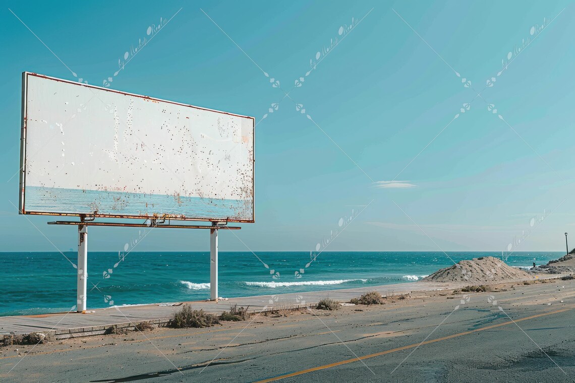 Beach Mockups, Boardwalk, Urban Poster, Urban Street Scene, Digital ...