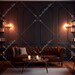 Dark Study Mockup Concepts 9x VOL3 Dark Study Empty Wall Mockup ...