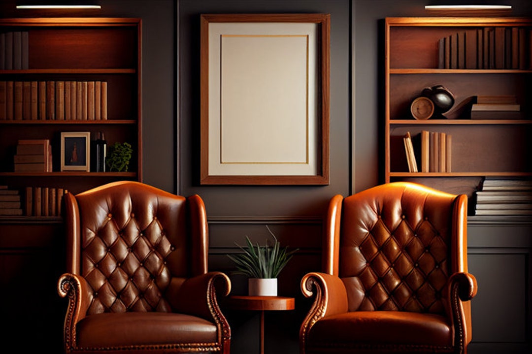 Study Mockup | Wall Frame Mockup | Wall Art Mock up | Room Mock up ...