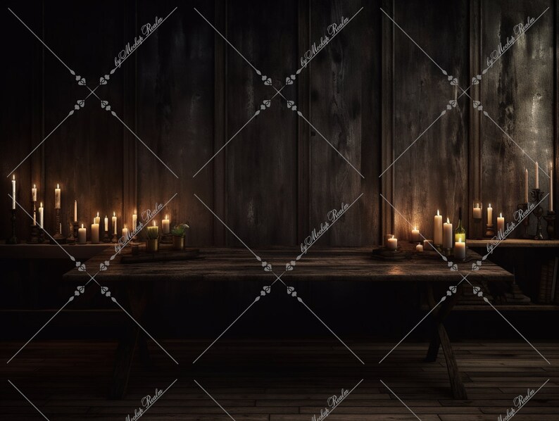 9x Dark Study Library Room Bundle | Library Mockup | Frame Art Mockup ...