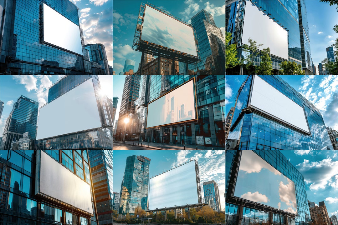 Billboard Mockup, Skyscraper Digital, City Backdrops, Digital Mockup ...