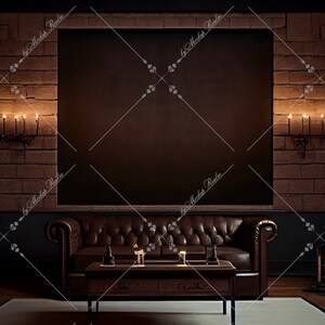 Dark Study Mockup Concepts 9x VOL3 | Dark Study | Empty Wall Mockup ...