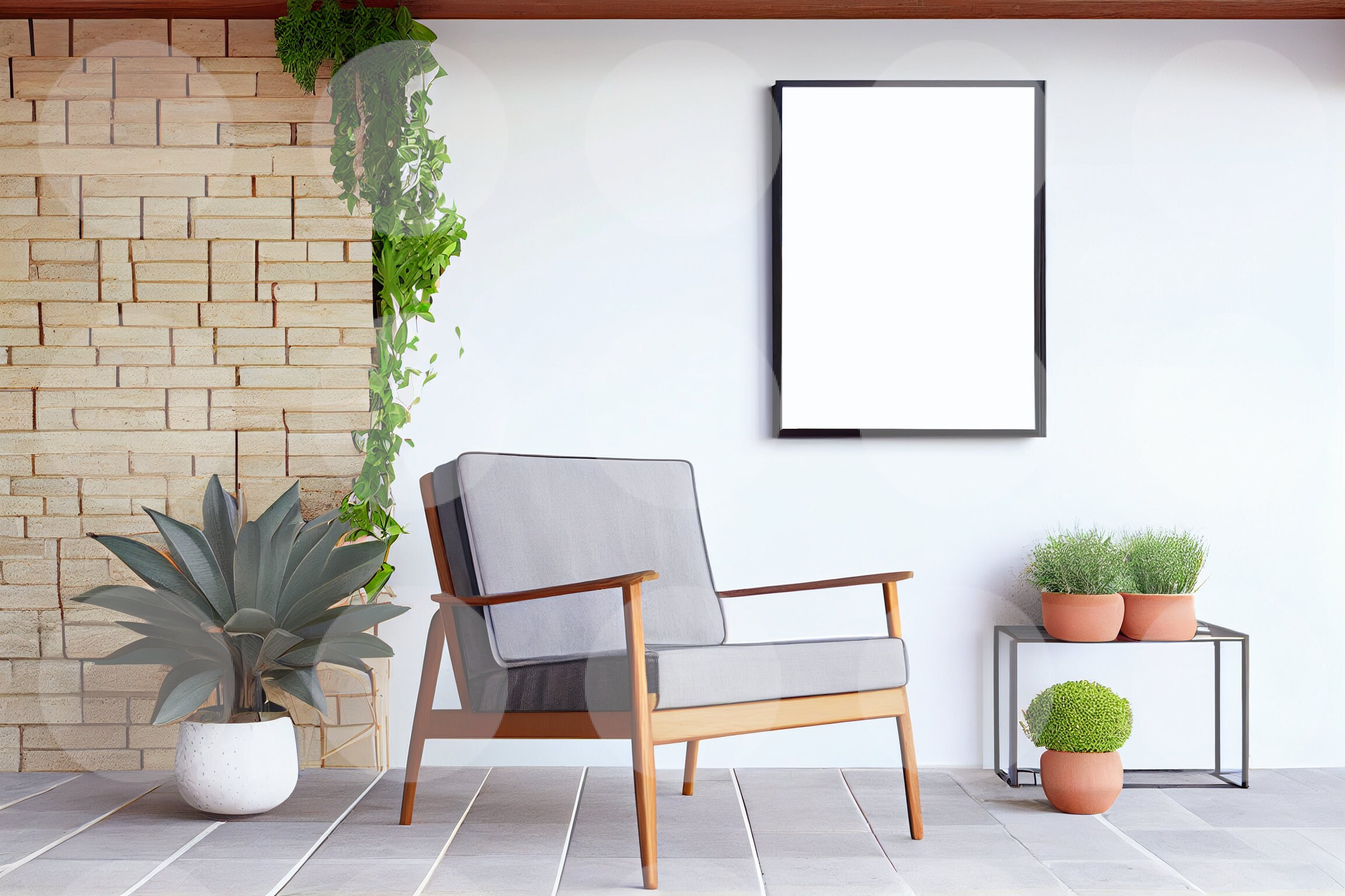 Brick Wall Frame Mock up Bricks Mockup Home Interior - Etsy