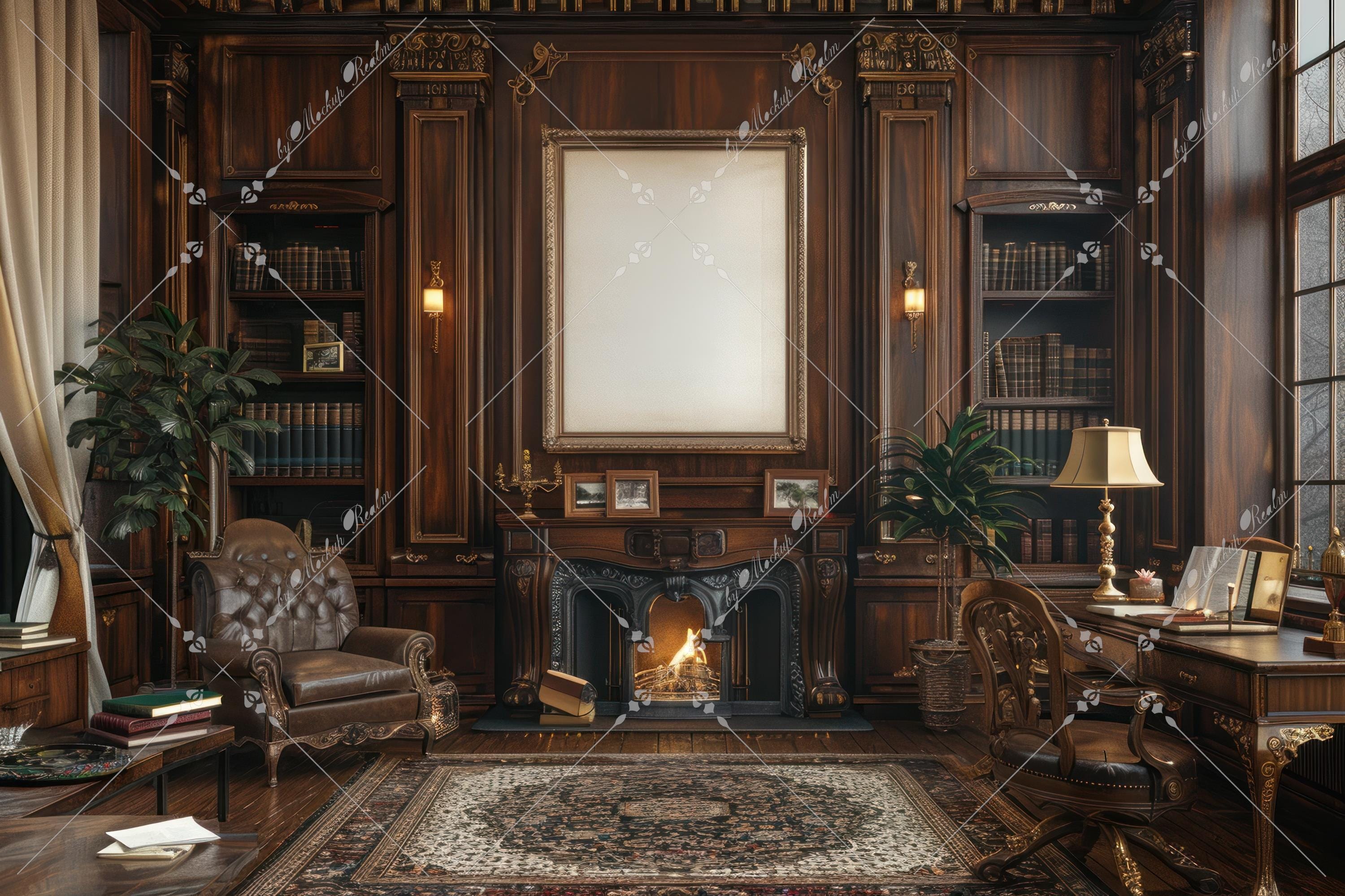 Vintage Art Mockup, Victorian Background, Victorian Mockup, Mockup ...