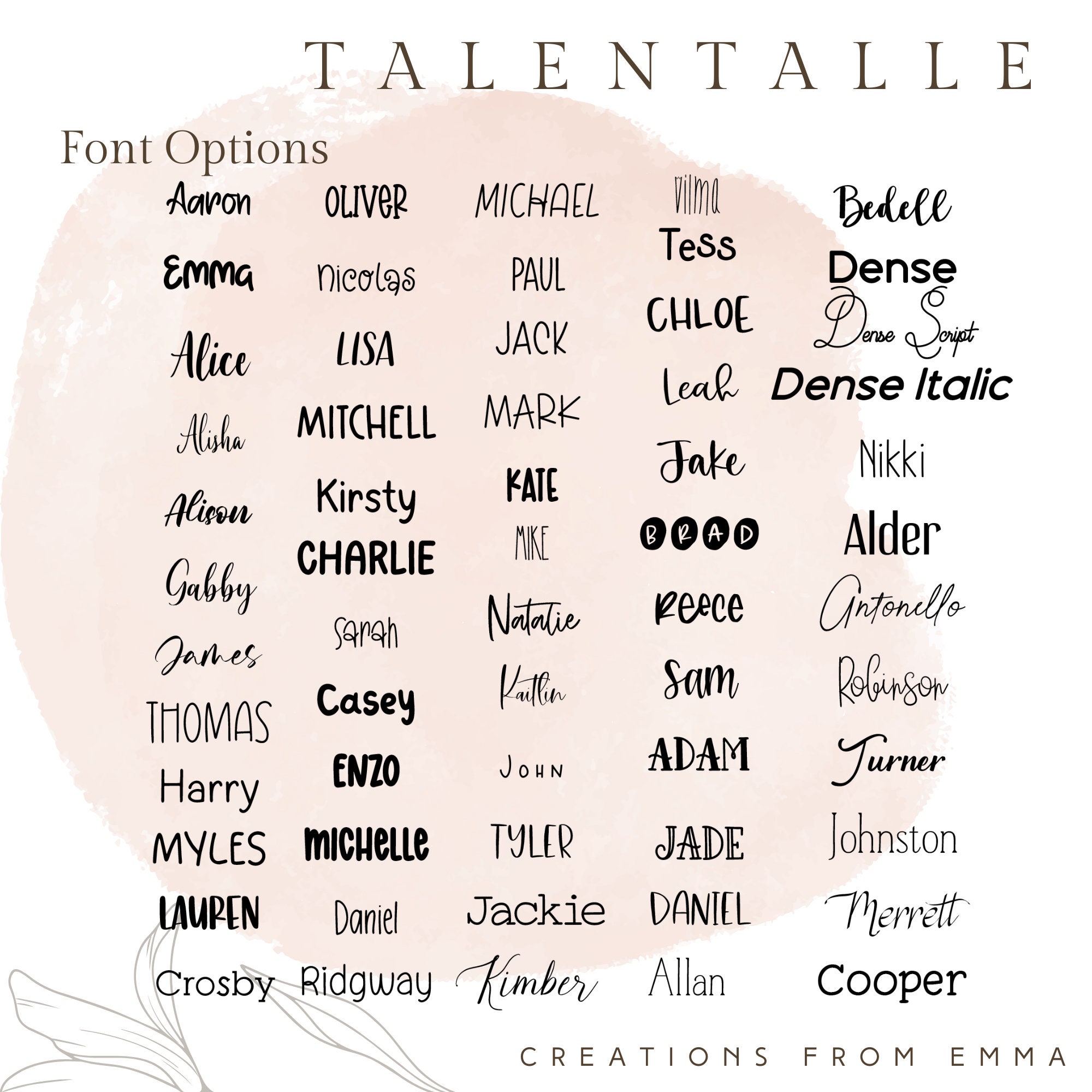 Custom Word Name Vinyl Labels Personalised Name Sticker Personalised ...