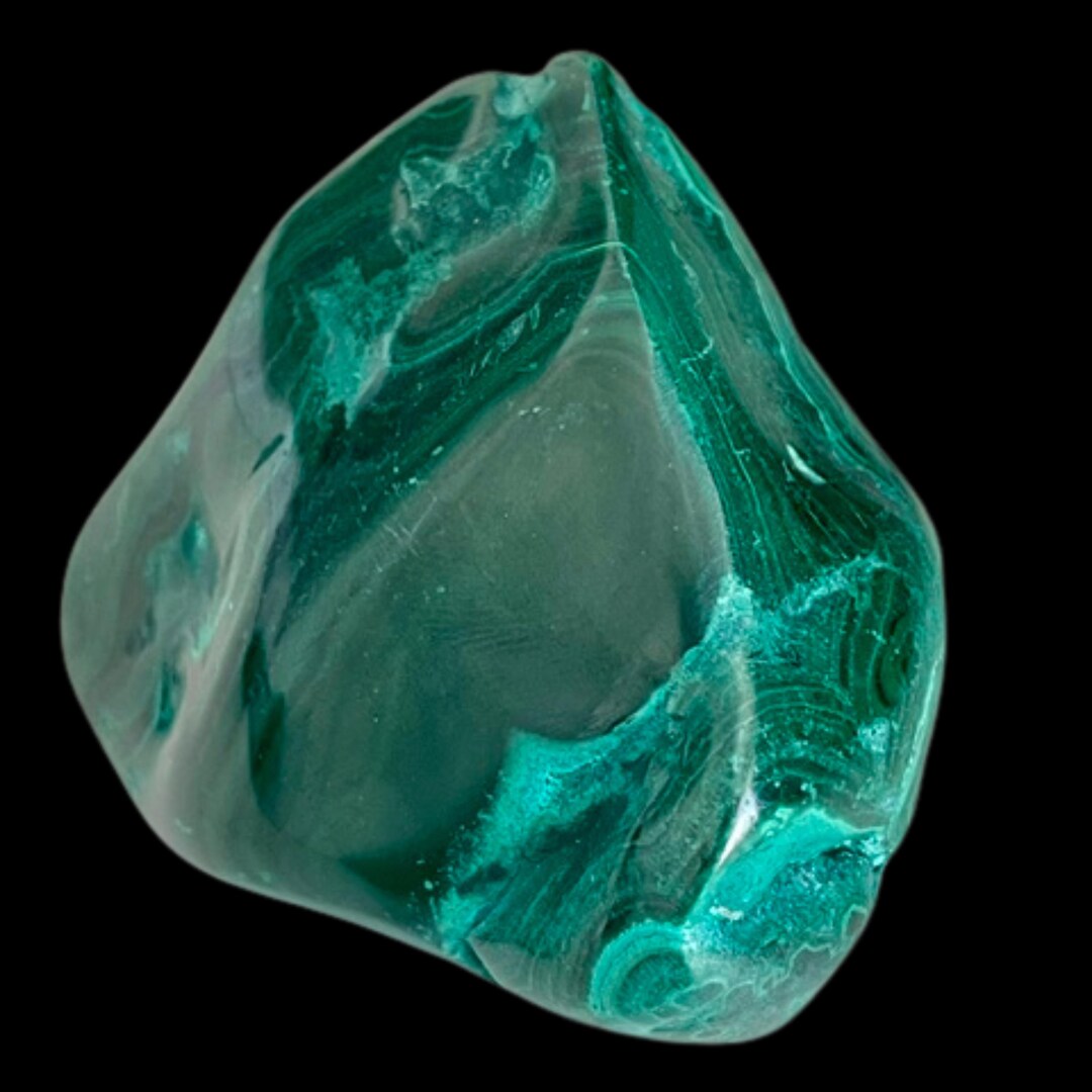 Malachite Freeform Crystal - Heart Chakra Stone for Transformation ...