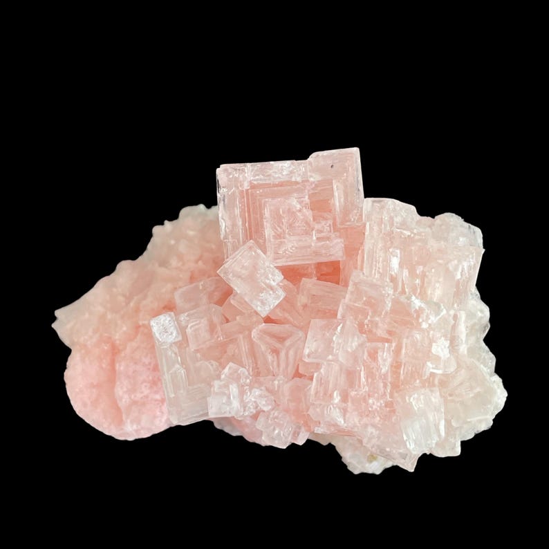 Raw Halite Crystal Stone: Natural Salt Rock, Energy Cleansing Decor ...