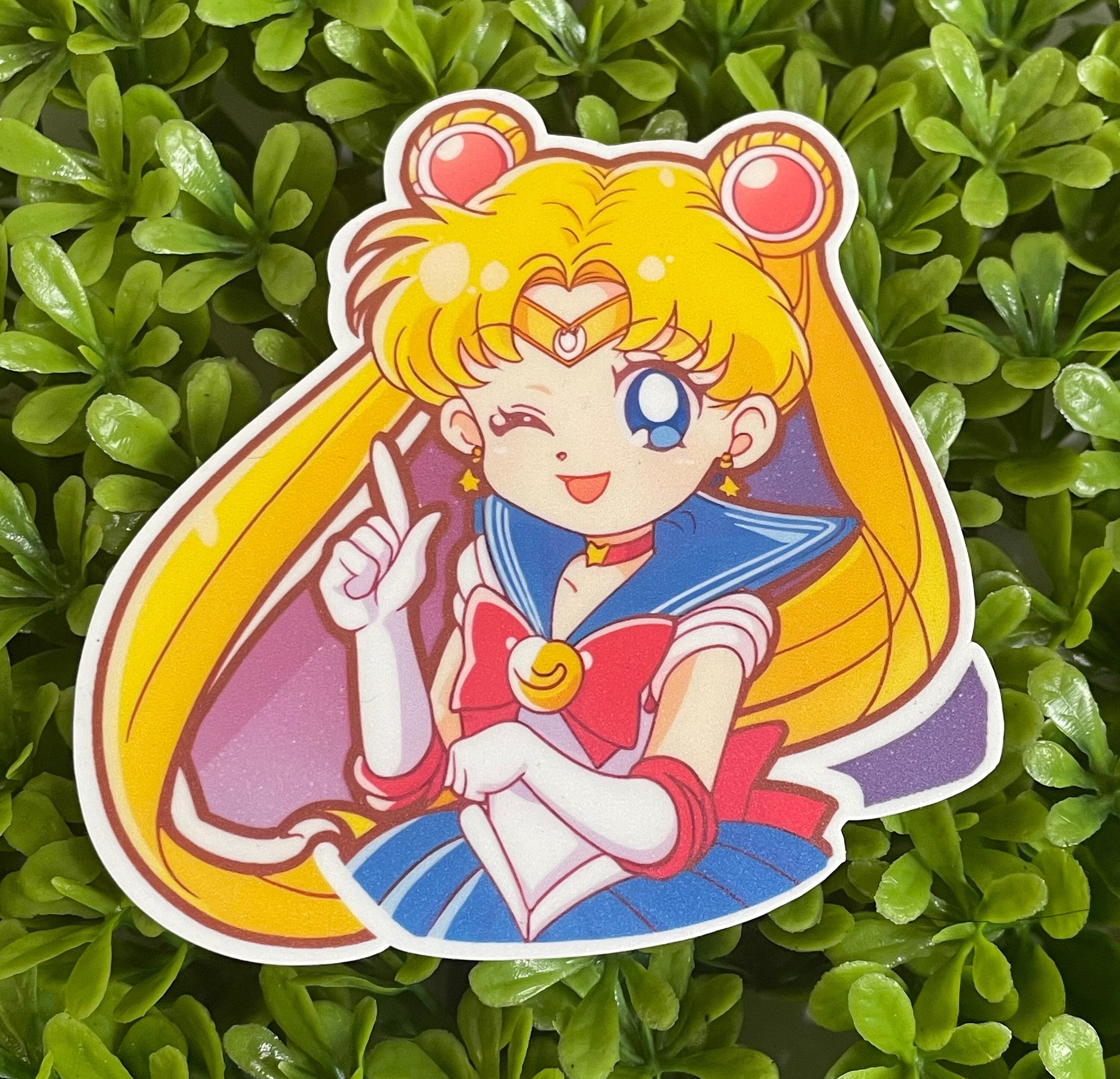 Sailor Moon Chibi Fan Art Sticker - Etsy