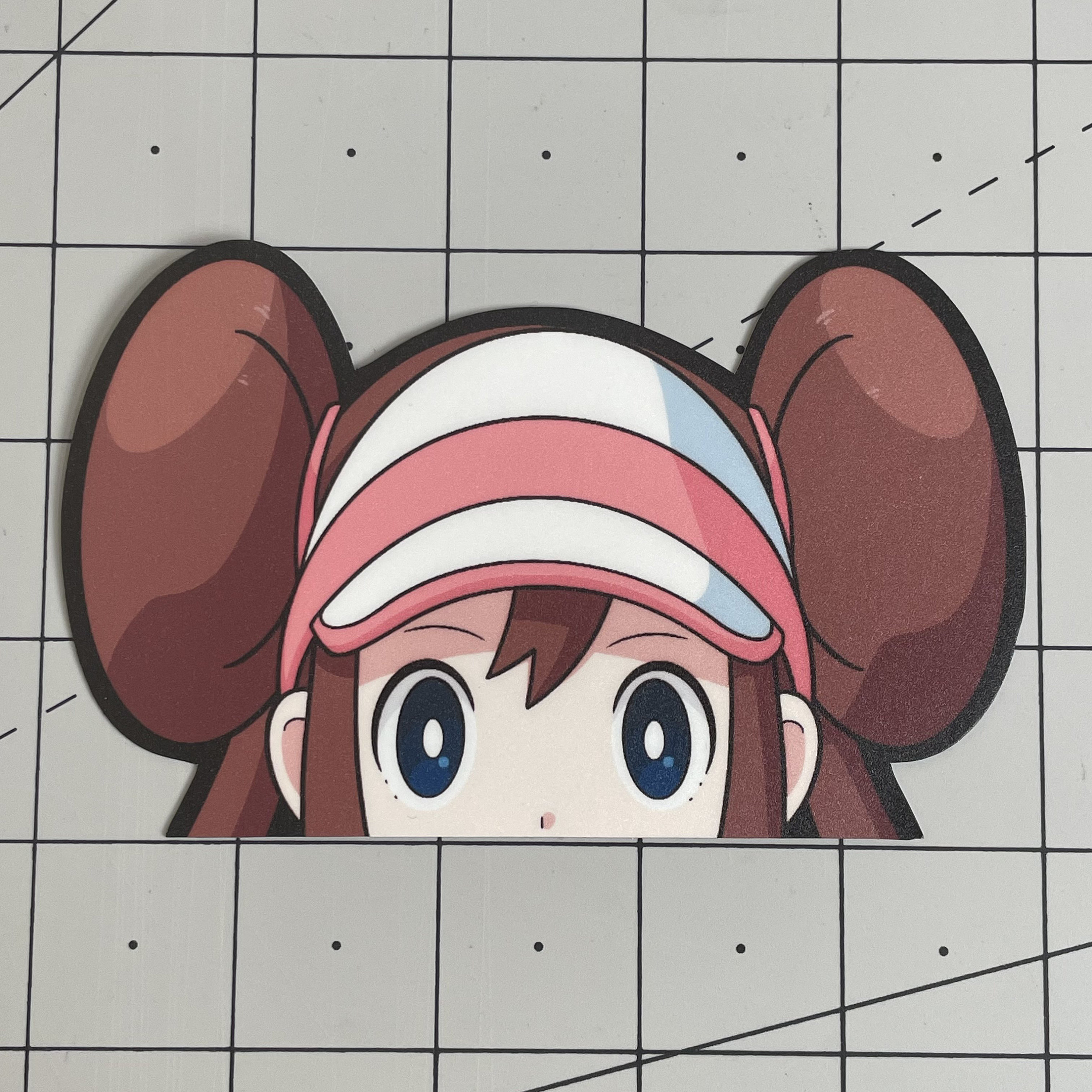 Rosa Trainer Poke Peeker Fan Art Sticker - Etsy