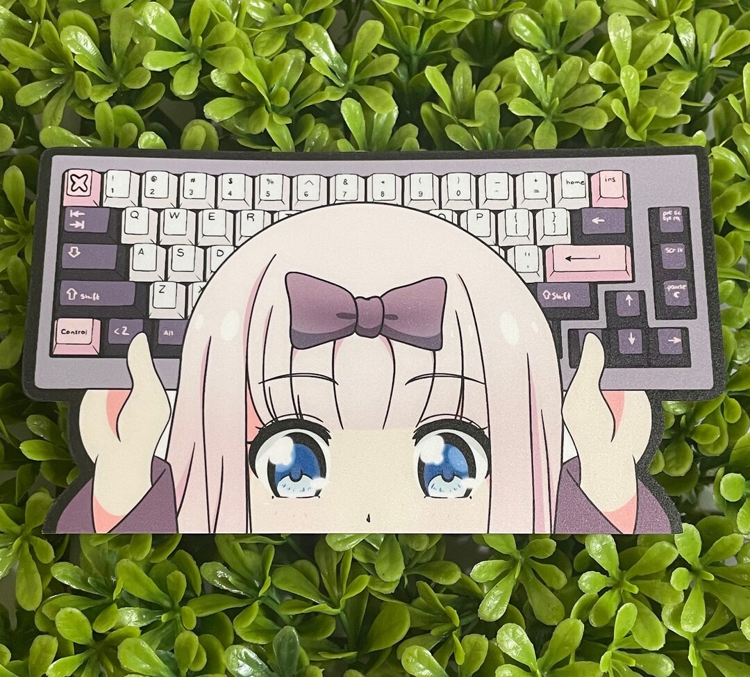 Chika Fujiwara X GMK Olivia Peeker Keebweeb Sticker - Mechanical ...