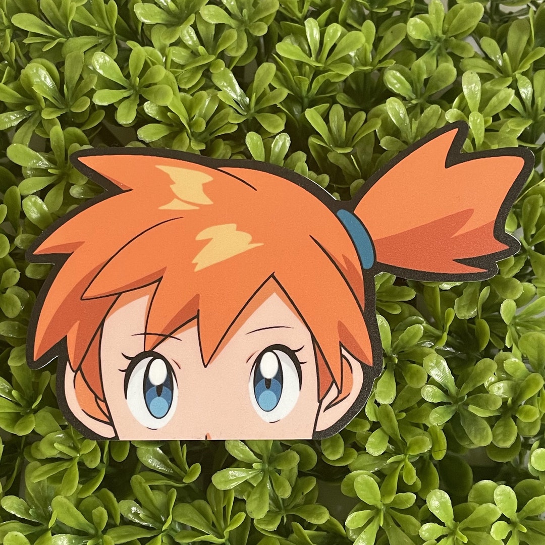 Misty Trainer Poke Peeker Fan Art Sticker - Etsy