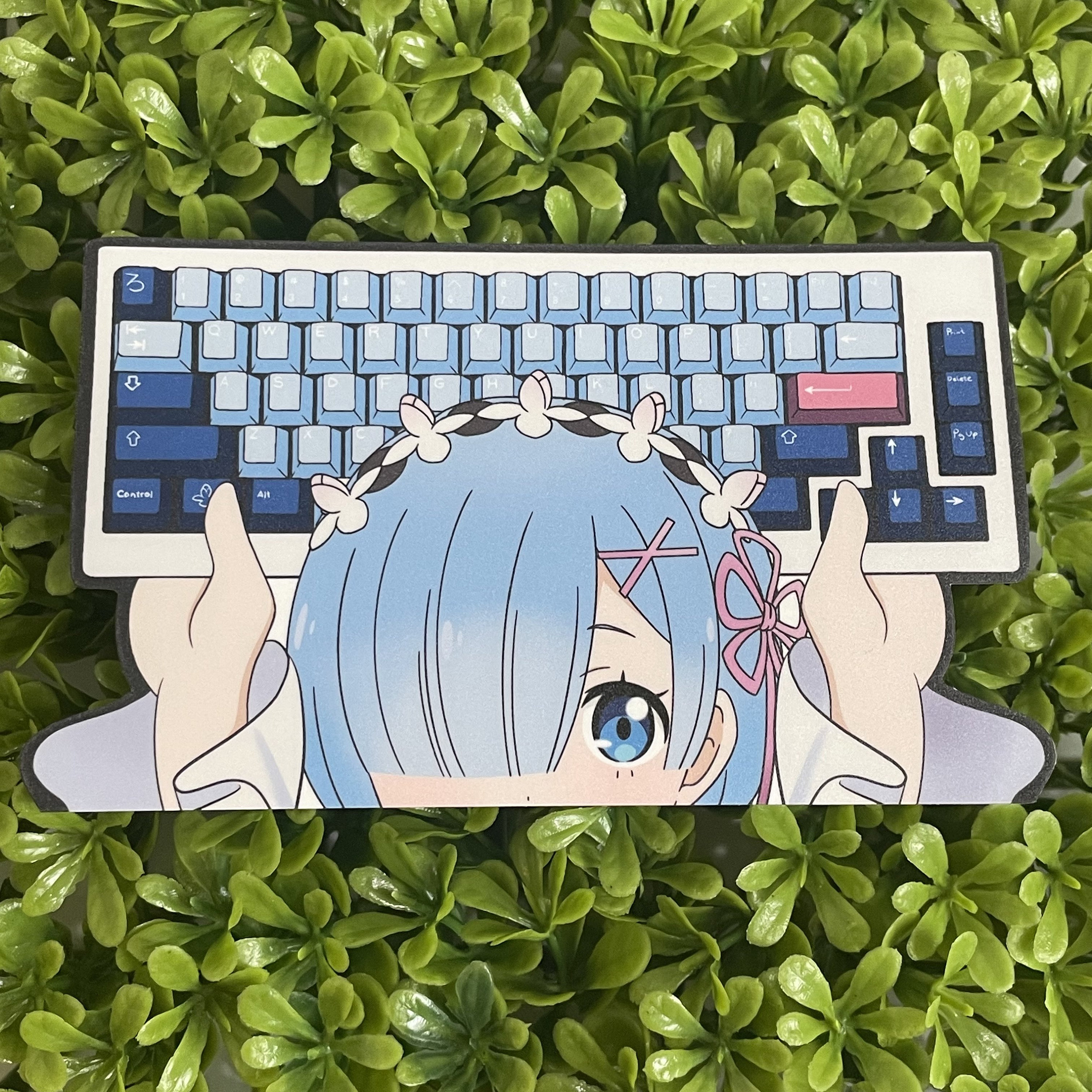 Rem X GMK Oni Peeker Keebweeb Sticker - Mechanical Keyboard Keycap ...