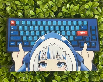 Vtuber ホロライブ EN Gawr Gura テーマ PBT キーキャップ Vtuber ホロライブ EN Gawr Gura テーマ PBT キーキャップ