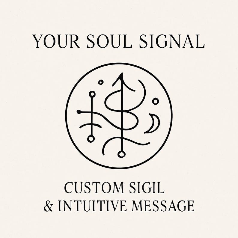Personalized Soul Sigil & Intuitive Message – Custom Frequency Art and ...