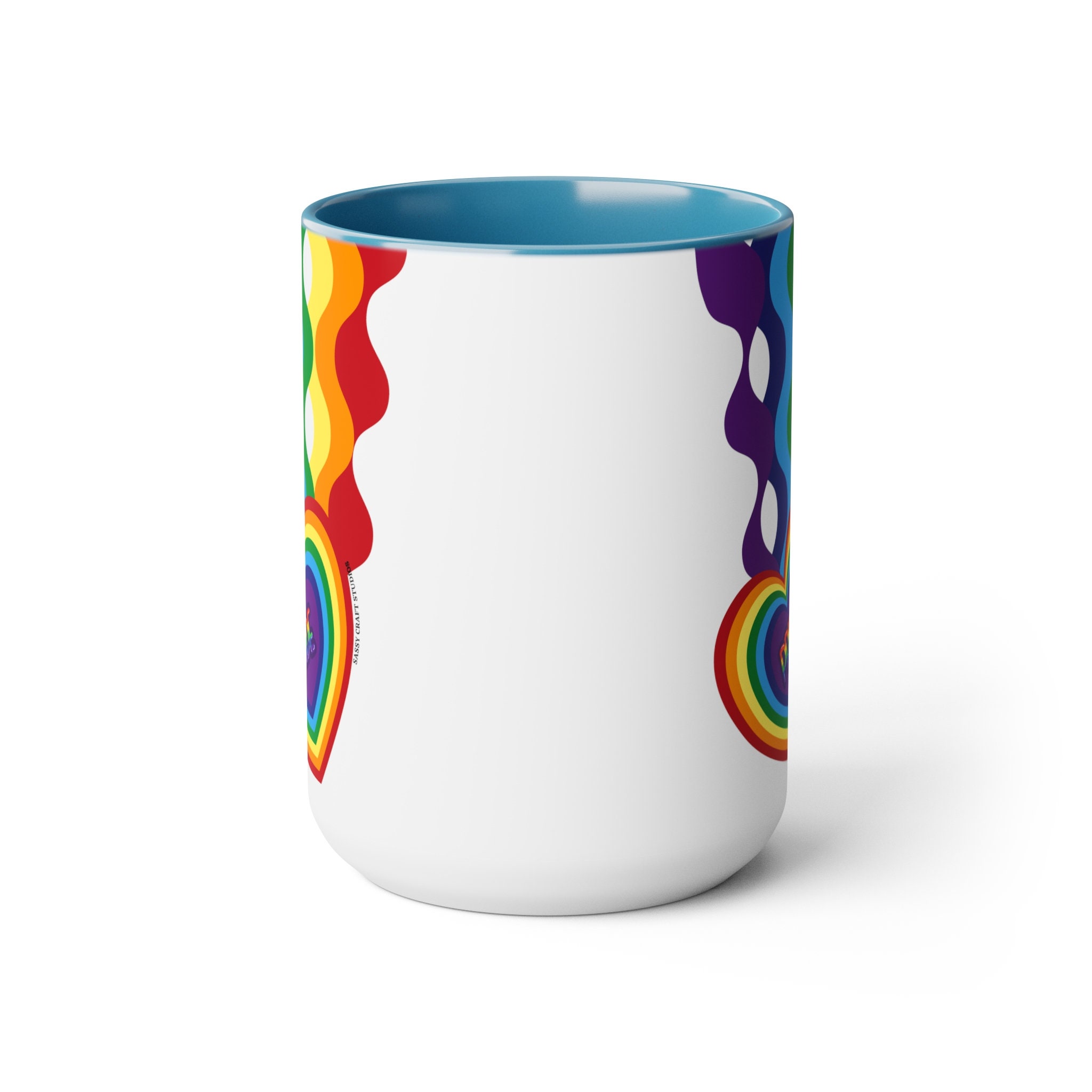 Mug Pride Lgbtq Two Tone Coffee Mugs 15oz Capacity Coffee Cup Lgbtq Mug