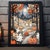 Vintage Halloween Town at Night Folk Art Poster - Etsy