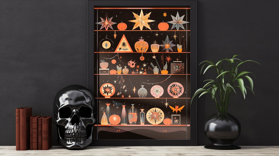 Retro 1950s Style Atomic Wall Art - Etsy