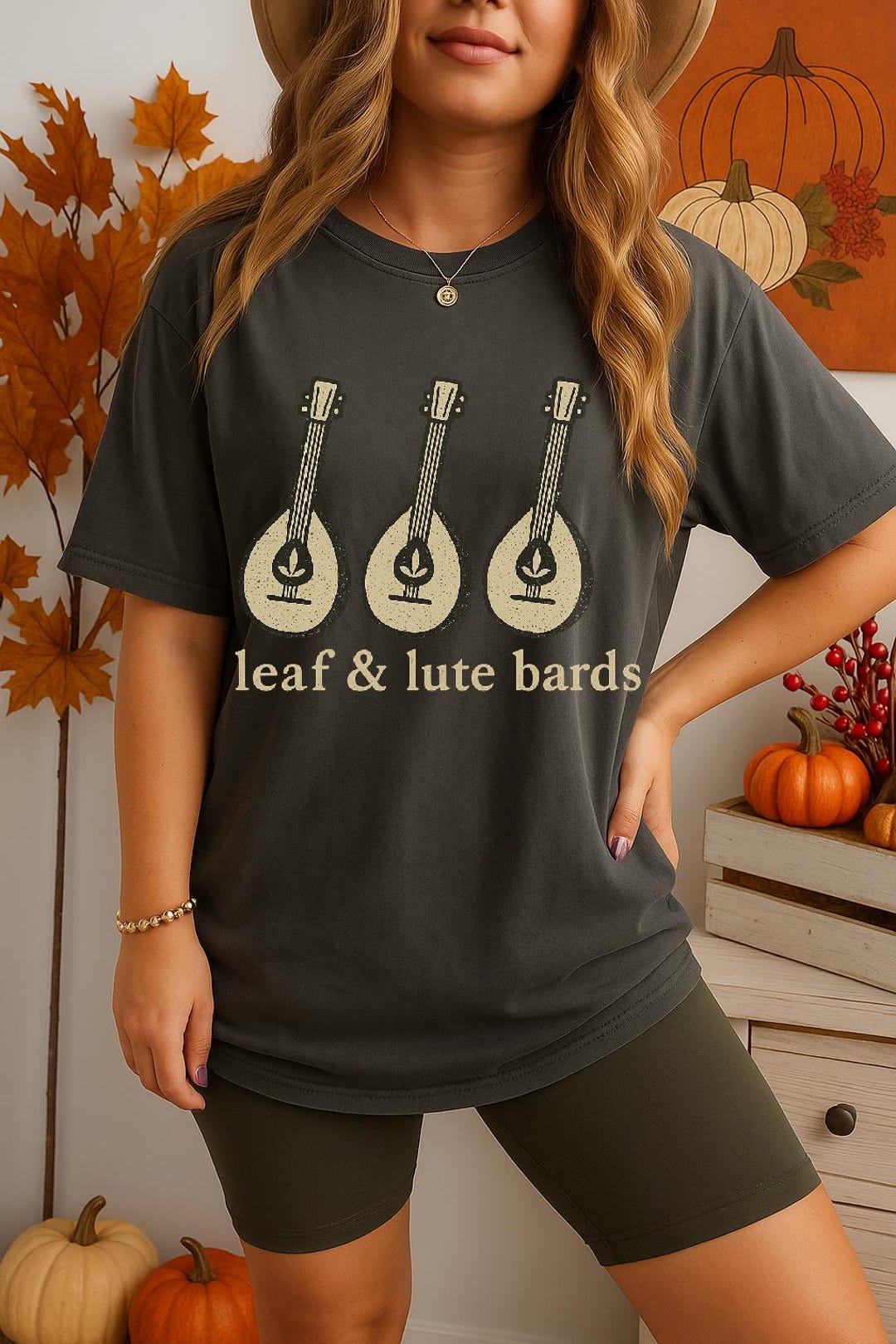 Leaf and Lute Bards Vintage Comic T-shirt | Autumn Dnd Tee, Fall D&D ...