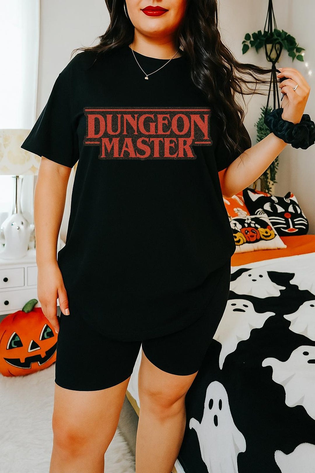 Dungeon Master 80s Red Glow Title T-shirt | Dnd DM Tee, RPG Top, Retro ...
