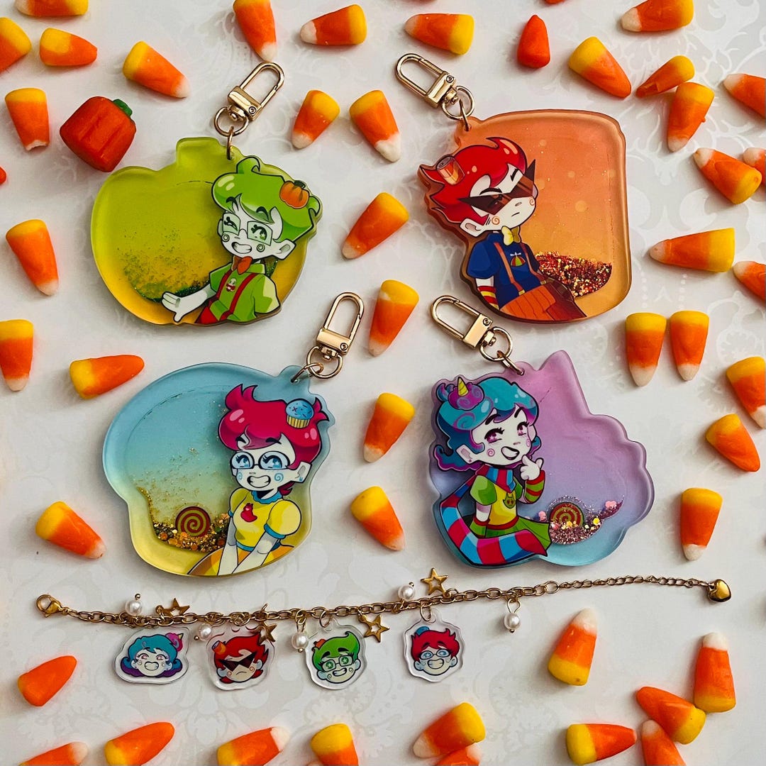 Trickster Treat! Liquid Shaker Charms - Etsy