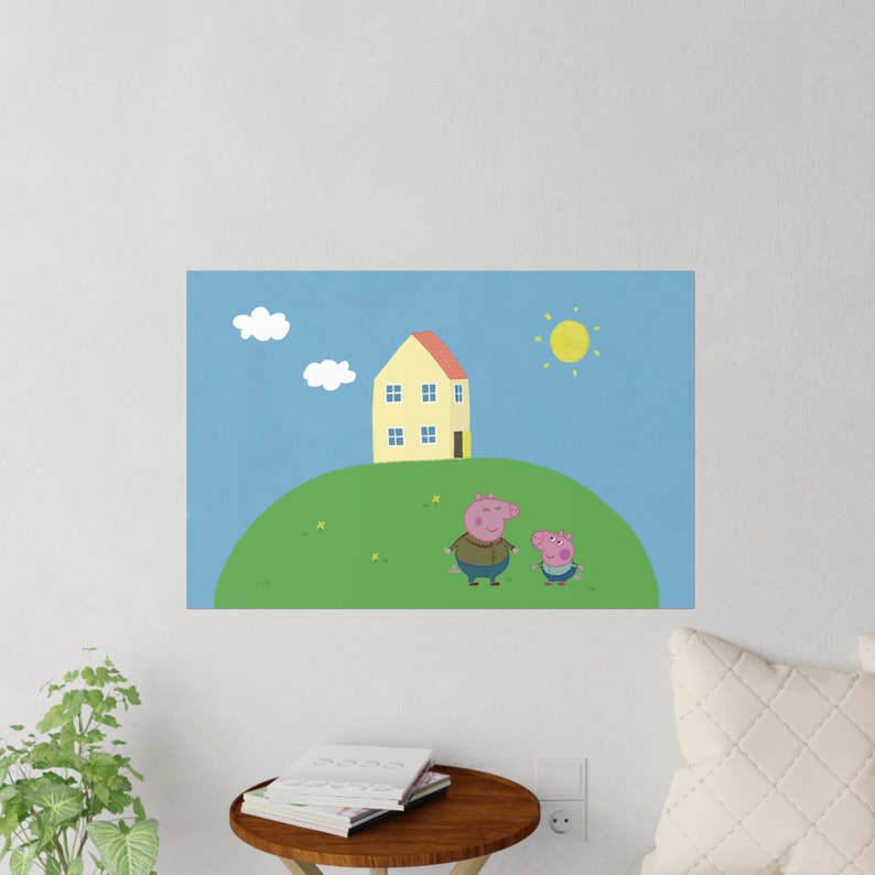 Peppa Pig Decal | Mom and George | Peppa Little Brother | Children Room ...