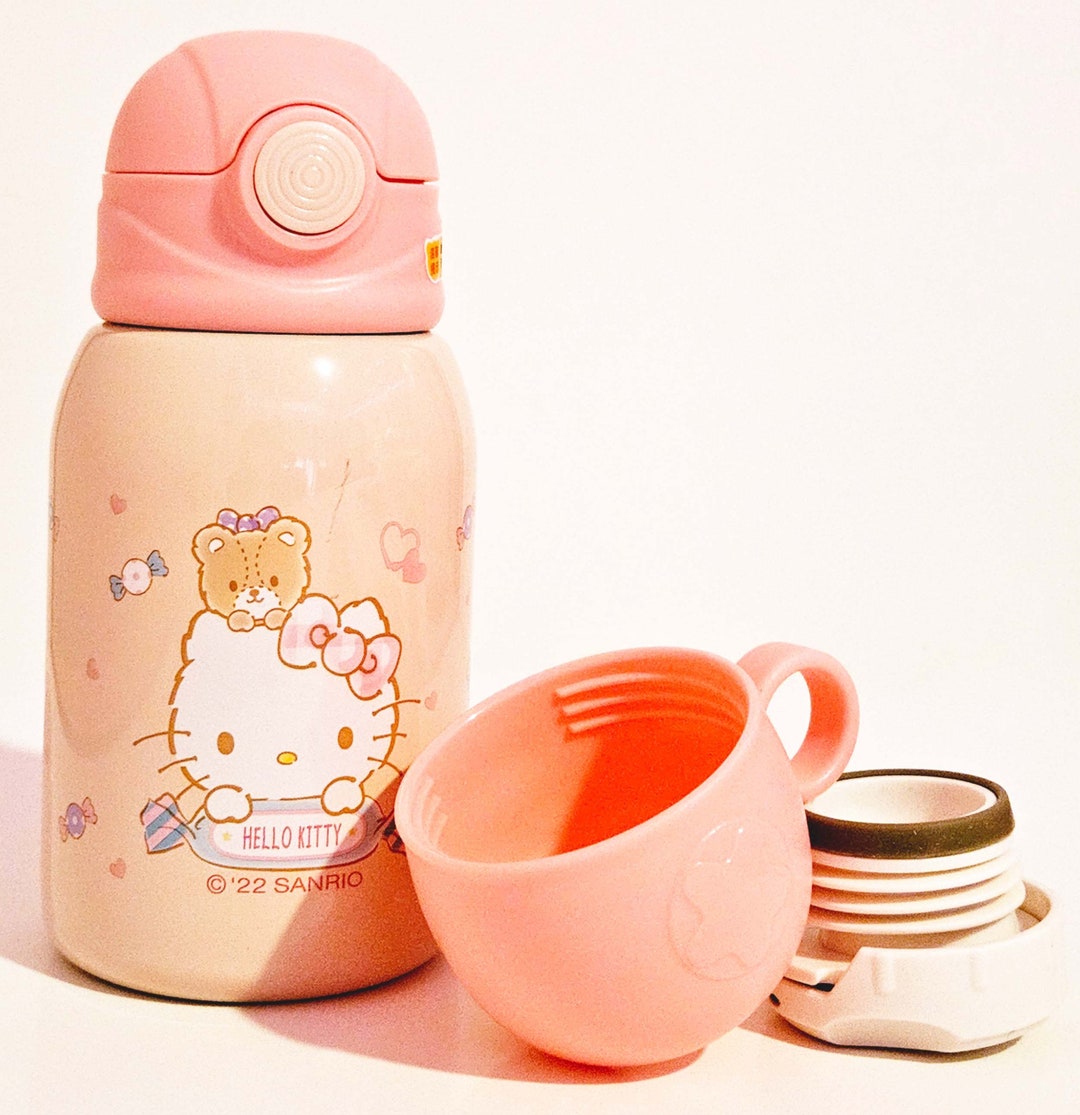 Hello Kitty Stainless Steel Water Bottle - Etsy