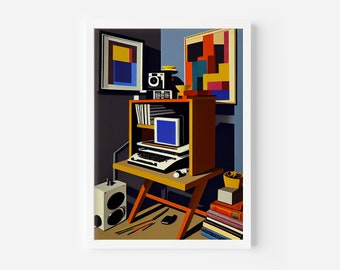 Tech Inspired Art - Etsy