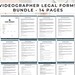 Price List Template for Videographer | Printable, Wedding Packages ...