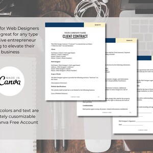 Web Designer Contract Template | Customizable Client Service Agreement ...