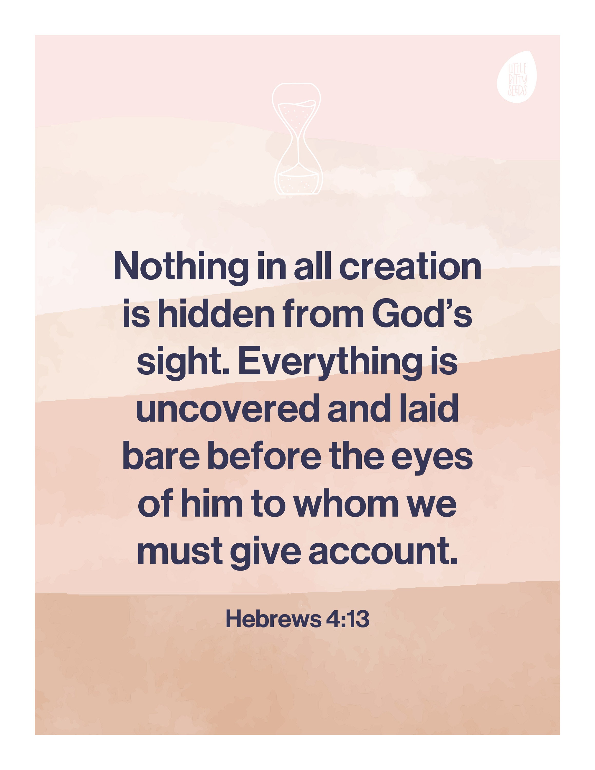 Hebrews 4:13 Bible Verse Activity Set - Printable Craft & Coloring ...