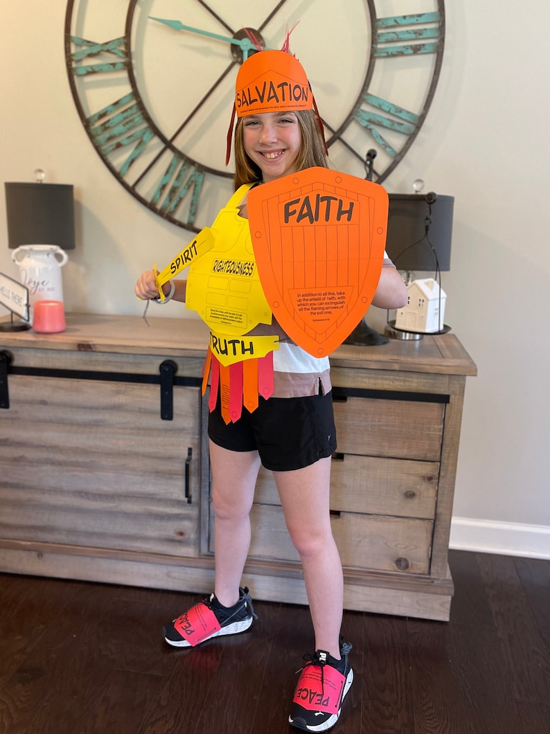 Ephesians 6:14-17 Armor of God Family Memorization Kit, Printable PDF ...