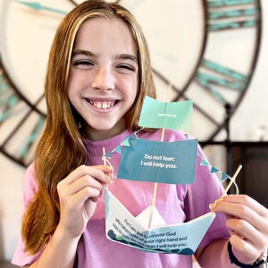 Isaiah 41:13 | Bible Verse Activity Kit for Kids and Paper Boat Craft ...