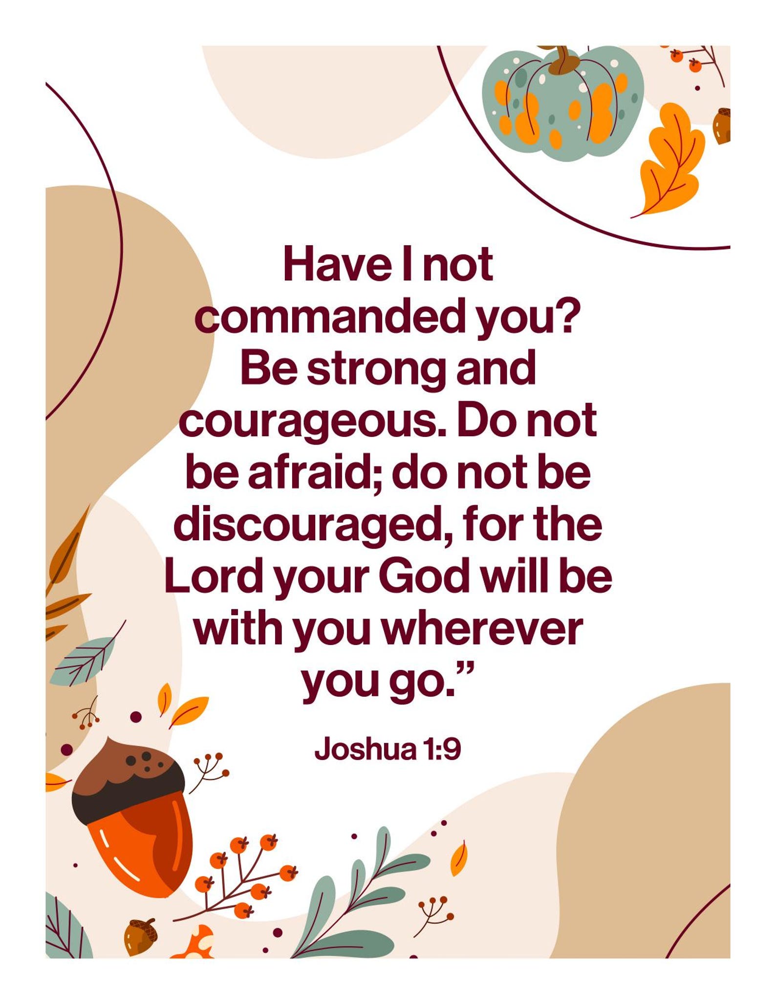 Joshua 1:9 | Bible Verse Activity Kit for Kids | Fight Fear With Jesus ...