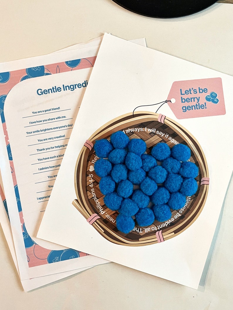 Philippians 4:4-5 Bible Memory Printable Pack With Berry Gentle Pie ...