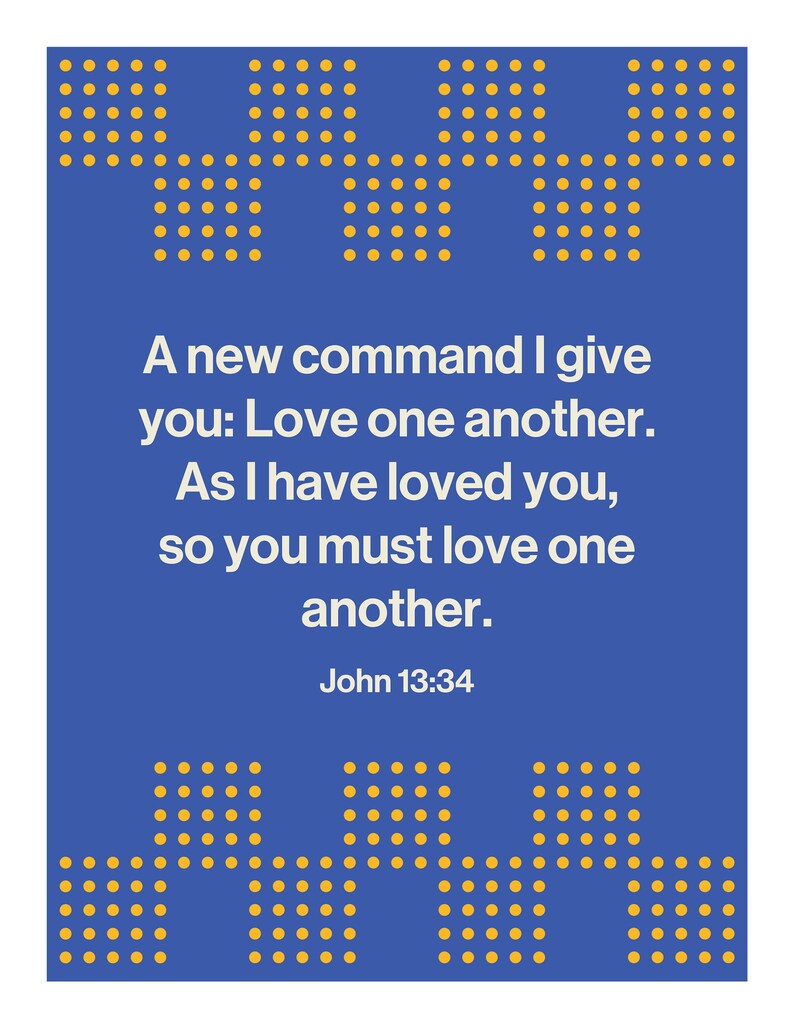 John 13:34 Bible Verse Activity Guide - Interactive Scripture Study ...