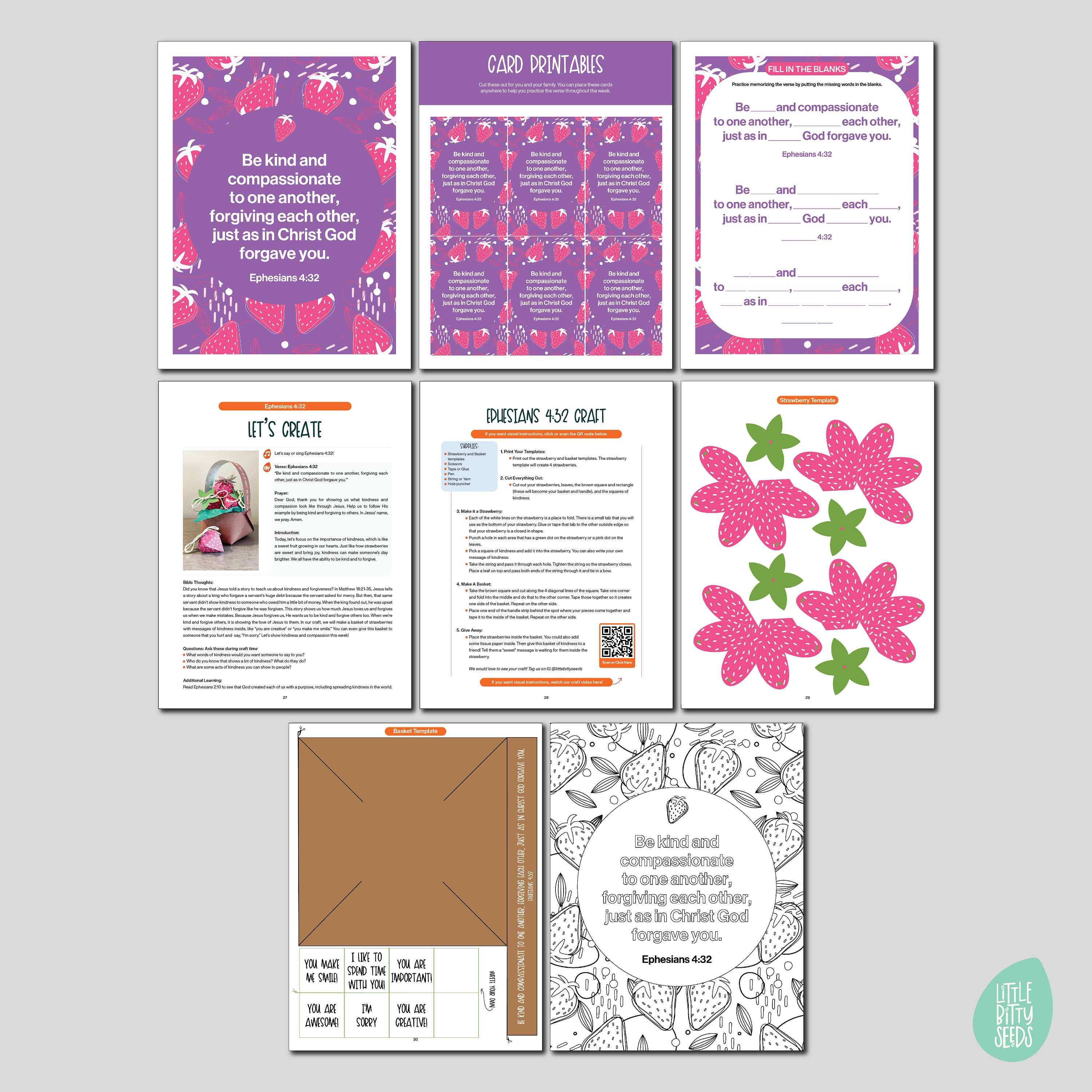 Ephesians 4:32 Activity Guide Digital Download - Interactive Bible ...