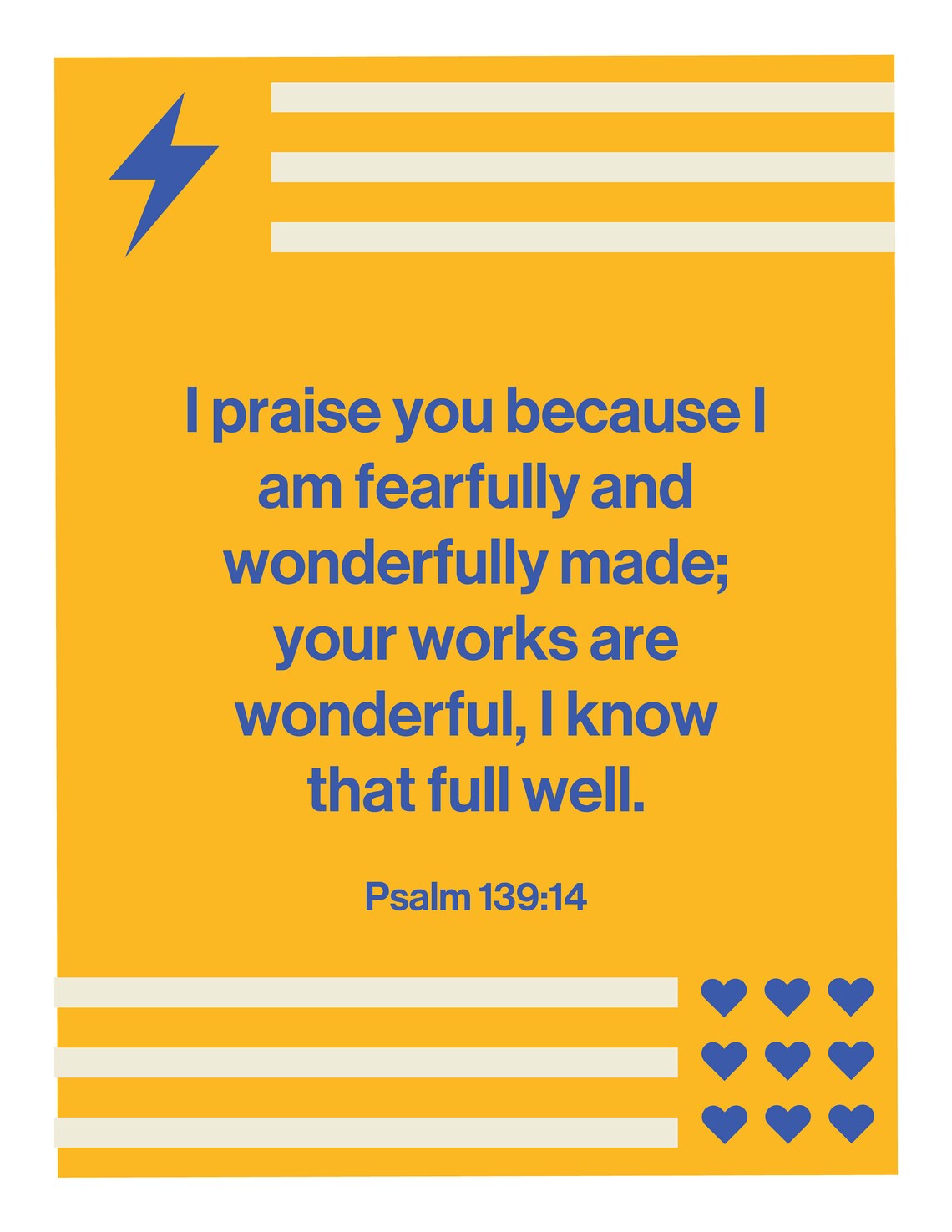 Psalm 139:14 Bible Verse Activity Set – Digital Download Interactive ...