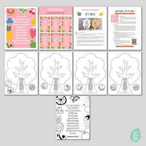 Galatians 5:22-23 Memory Verse Activity Guide, Digital Download ...