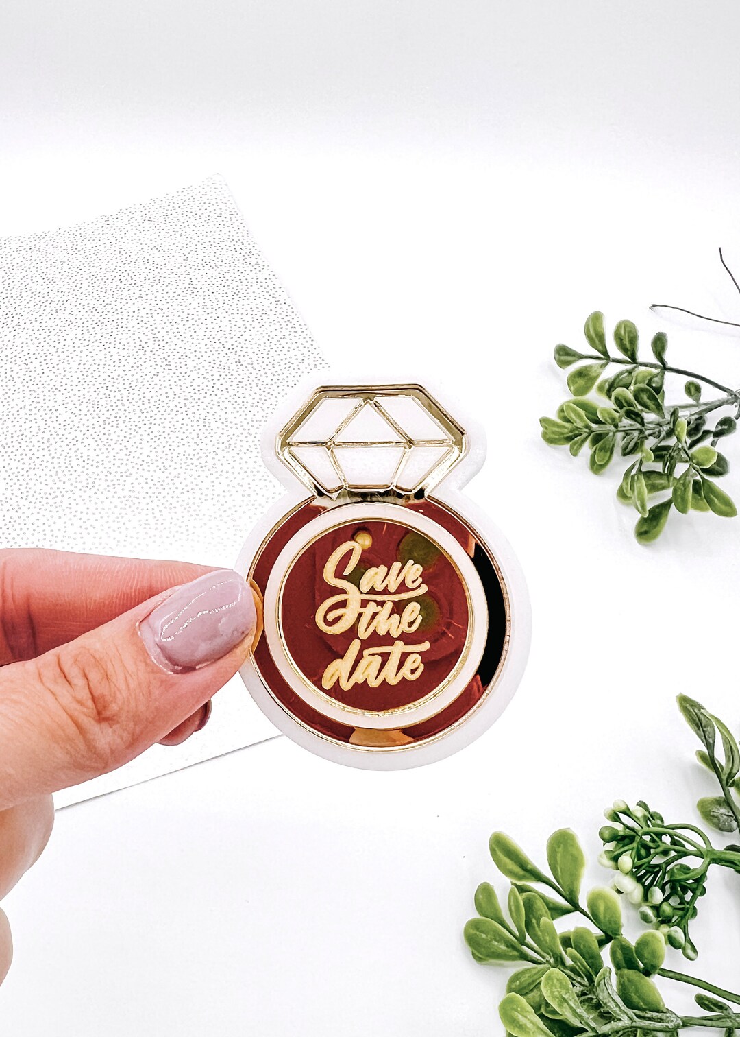 Wedding Smart Invitation Magnet Tap and Follow Digital Card QR Code ...