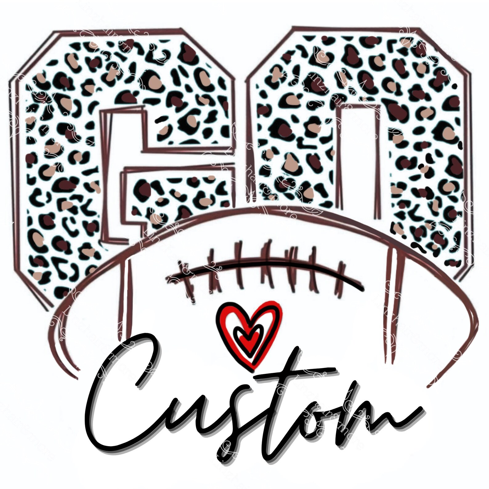 GO Football Team PNG, Custom Football Team Image, Personalized Football ...