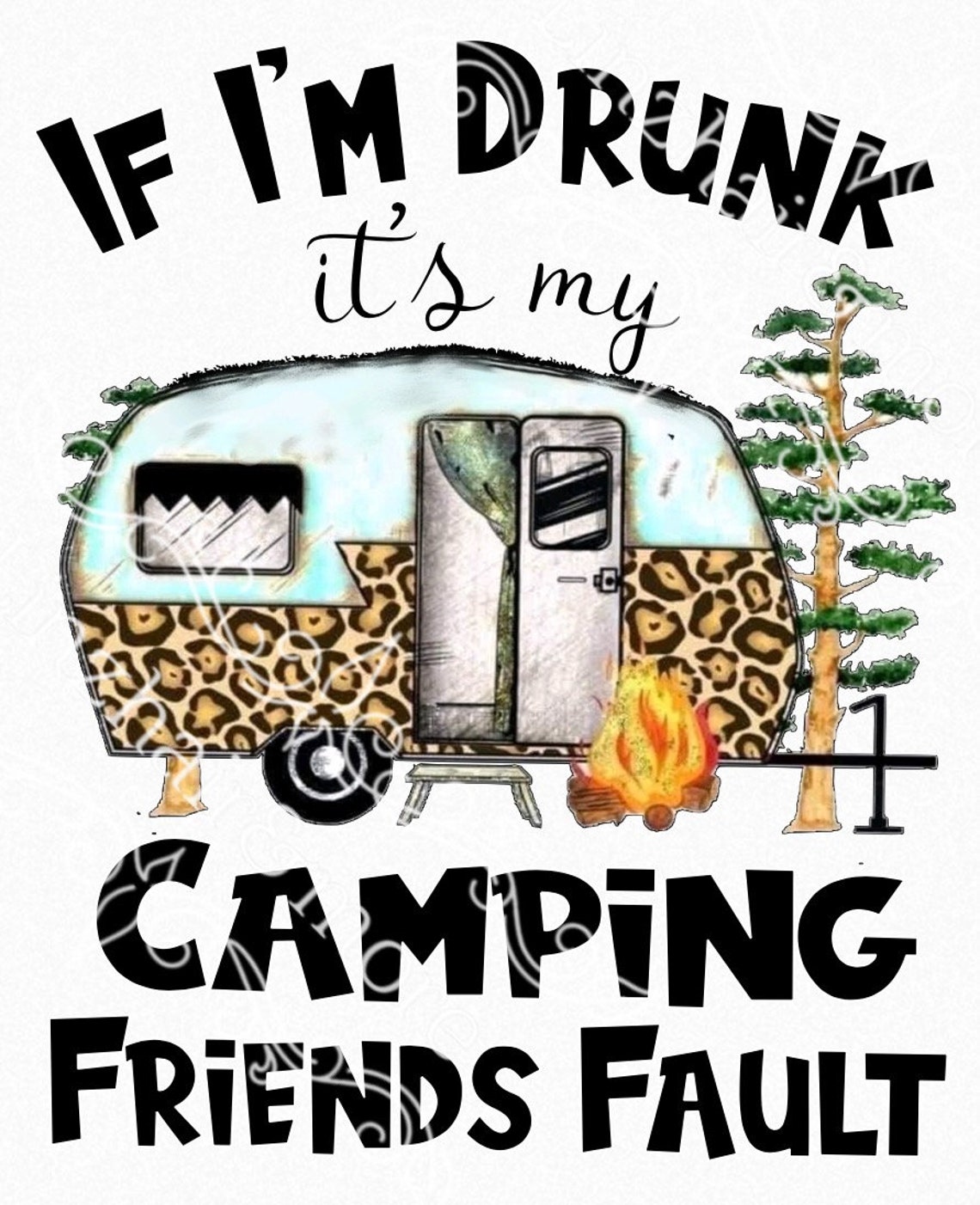 Camping Png, Drunk Png, Retro Camper Png Design, Sublimation Design - Etsy
