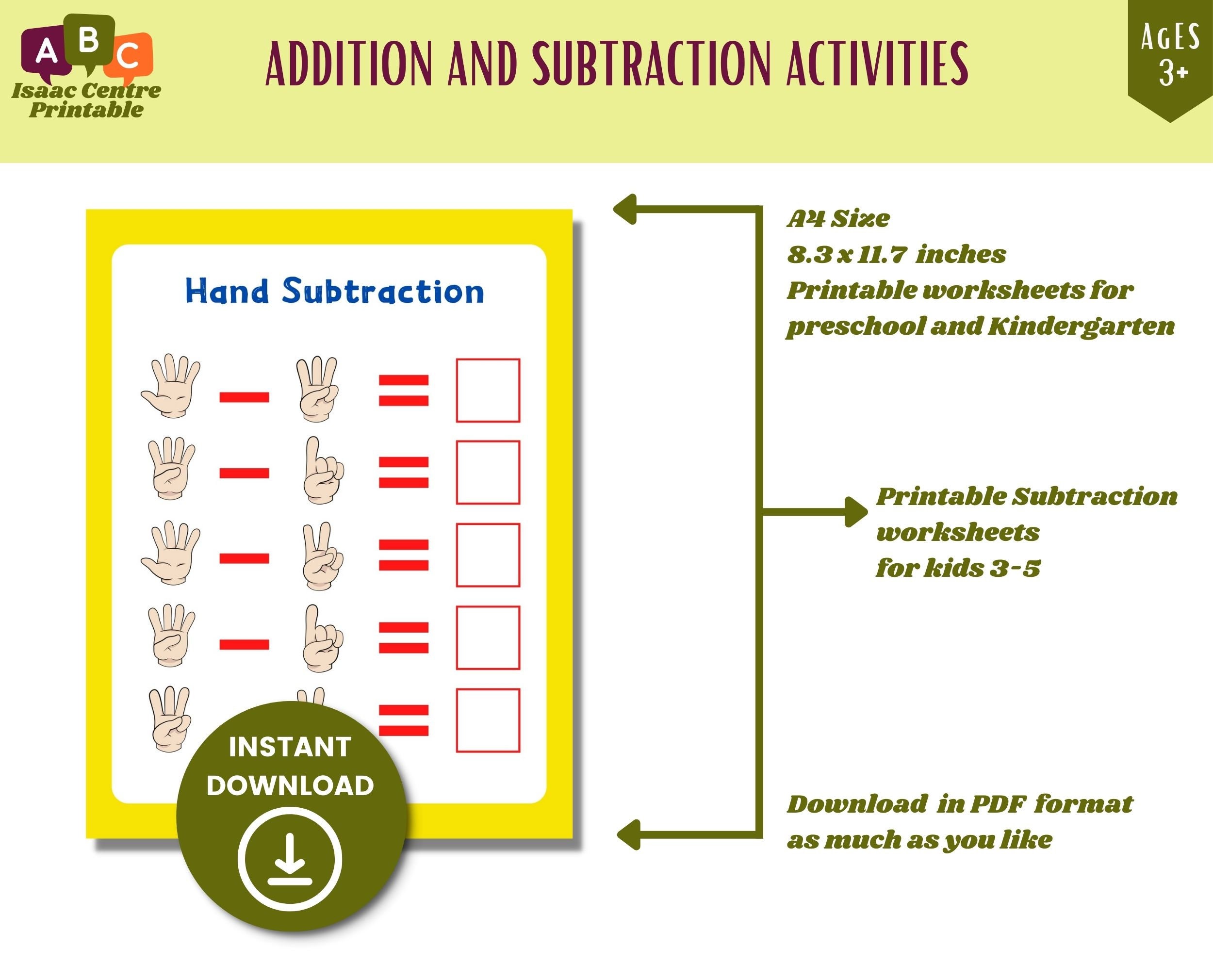 Number Tracing Preschool Printable Counting 1-10 Toddler Math Worksheet ...