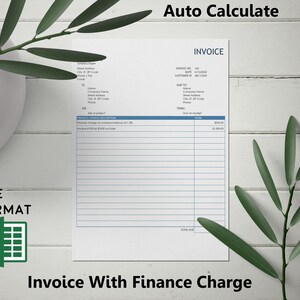 Invoice, Invoice Template, Invoice Template for Small Business, Invoice MS Excel, Custom Invoice ...