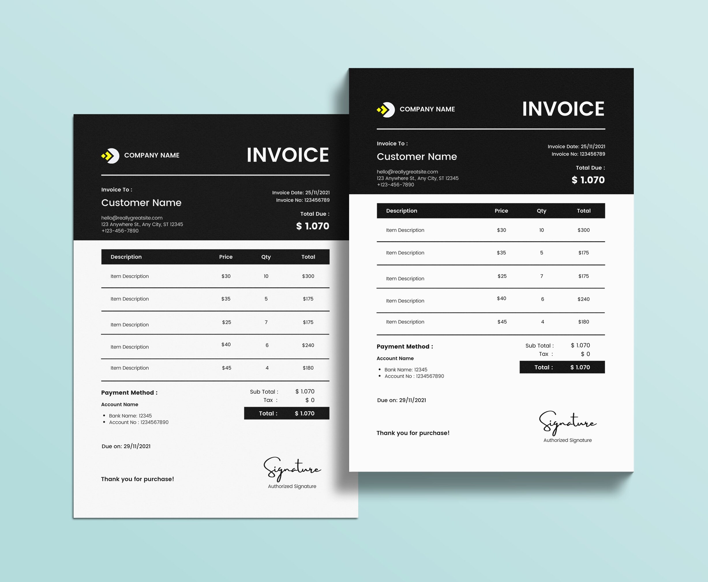 Invoice, Invoice Template, Invoice Form, Invoice Template Download ...
